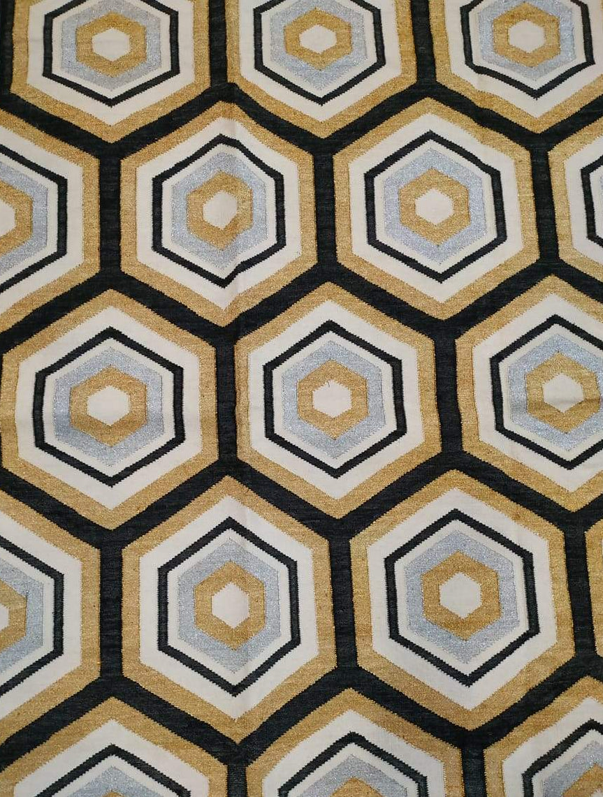 Honeycomb C Dhurrie Cotton Rug – Personal Space MB