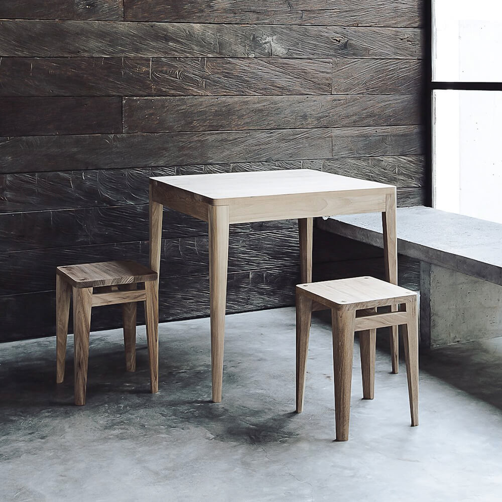 Lula Square Solid Teak Table – Personal Space MB